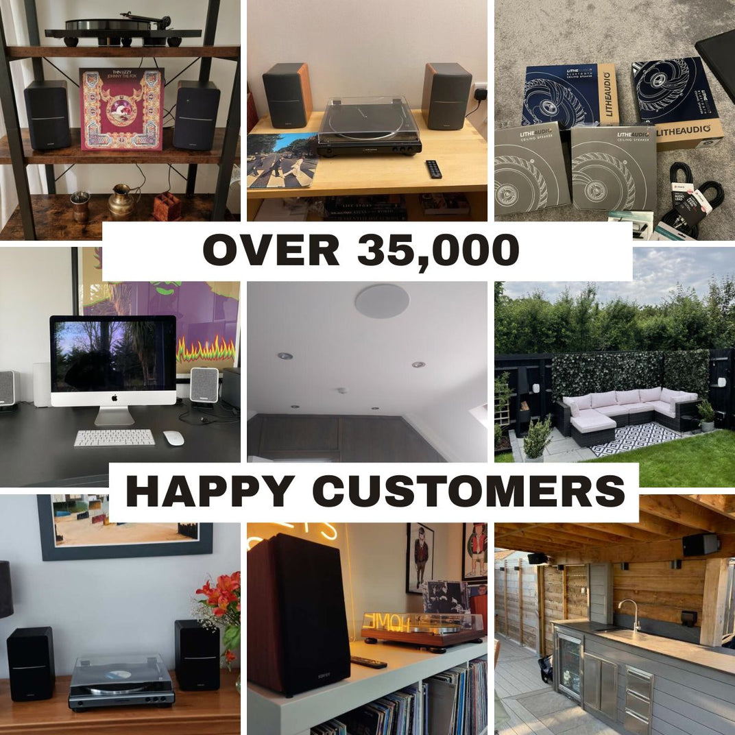 OSD Audio Nero Stream ARC Amplifier + R83DT 8" Stereo Ceiling Speaker ...