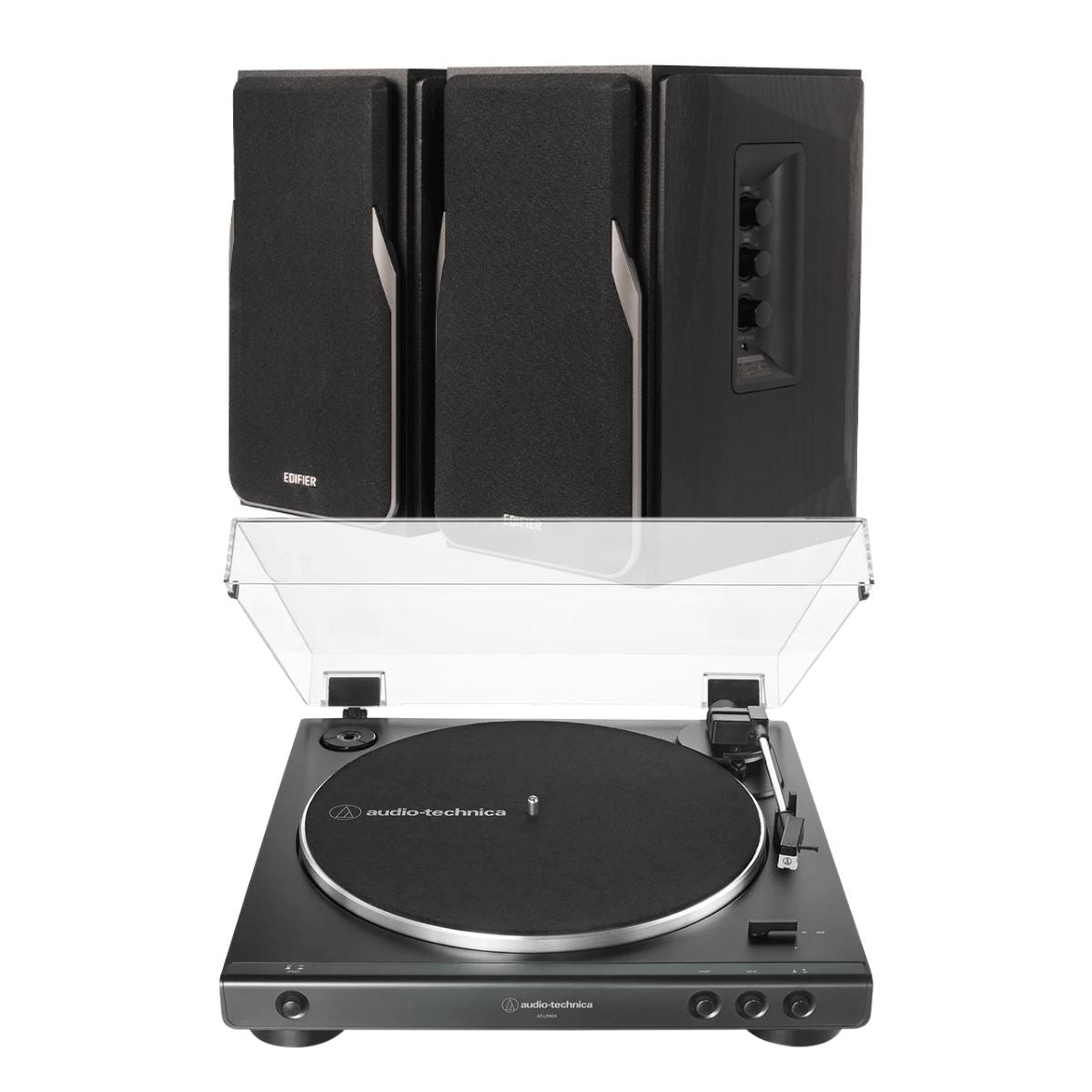 Audio-Technica LP60X Turntable + Edifier R1380DB Speakers | Wireless ...
