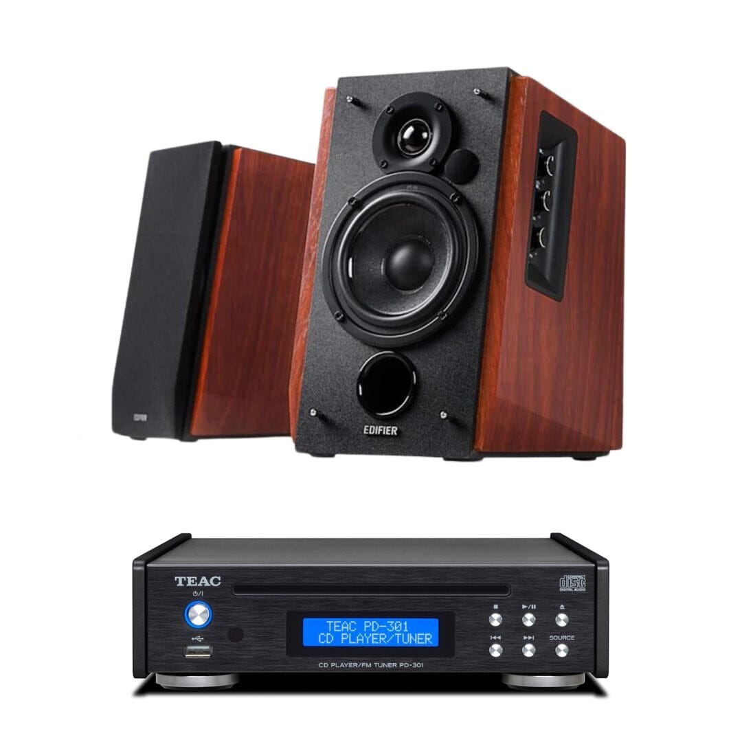 Edifier R1700BT + Teac PD-301 CD Player with Speakers inc. Bluetooth ...