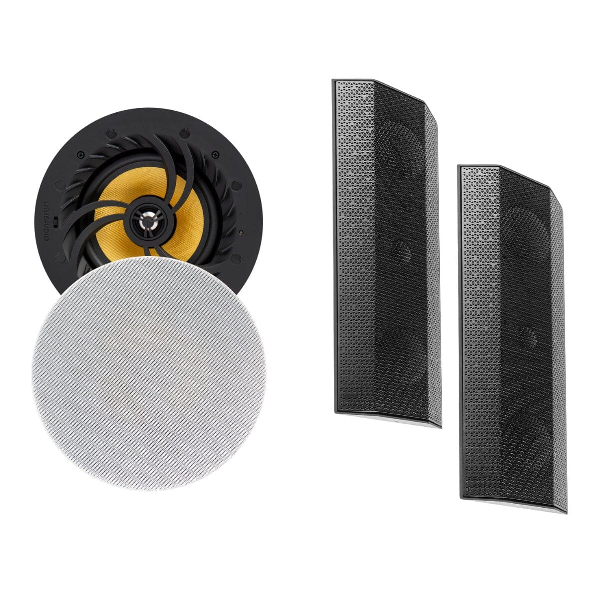 Lithe Audio Wi-Fi Ceiling Speaker + IO1 Outdoor Speaker Bundle – K&B Audio