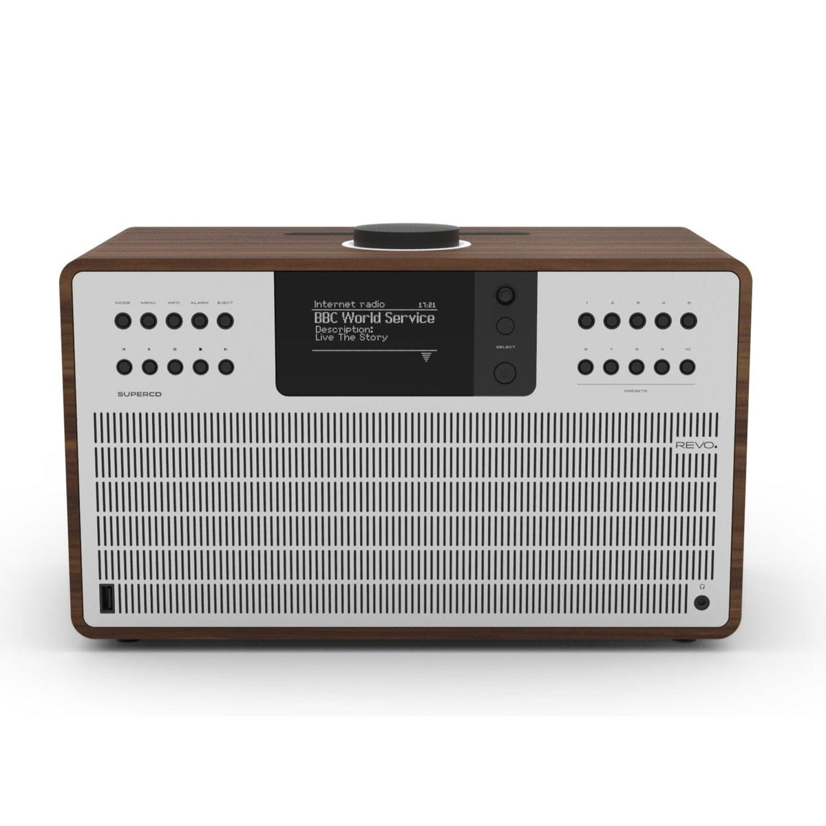REVO SuperCD FM/DAB/Internet Radio with CD, Bluetooth & WiFi – K&B Audio