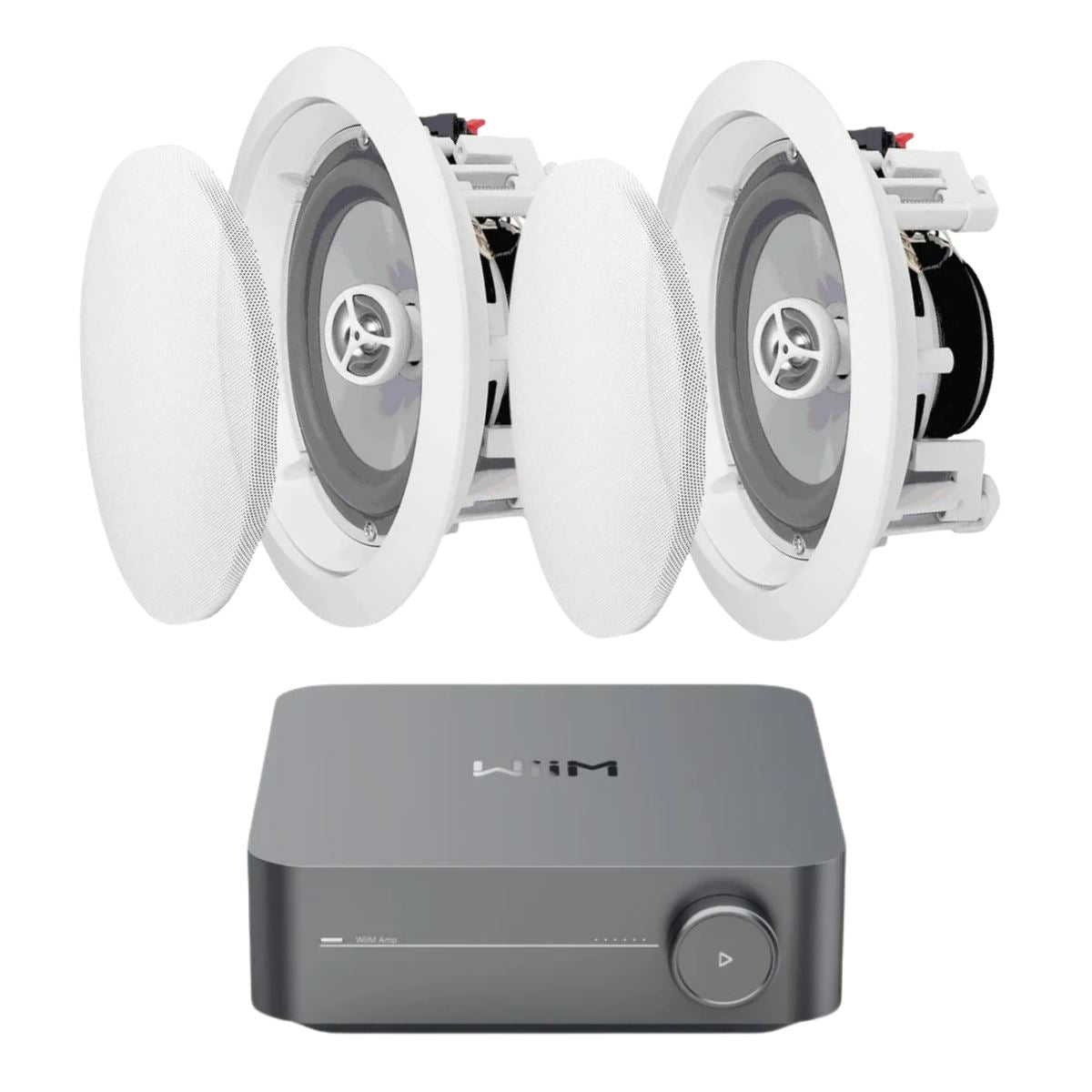 WIIM-AMP + OSD Audio ICE600WRS Ceiling Speakers – Multiroom and Water ...