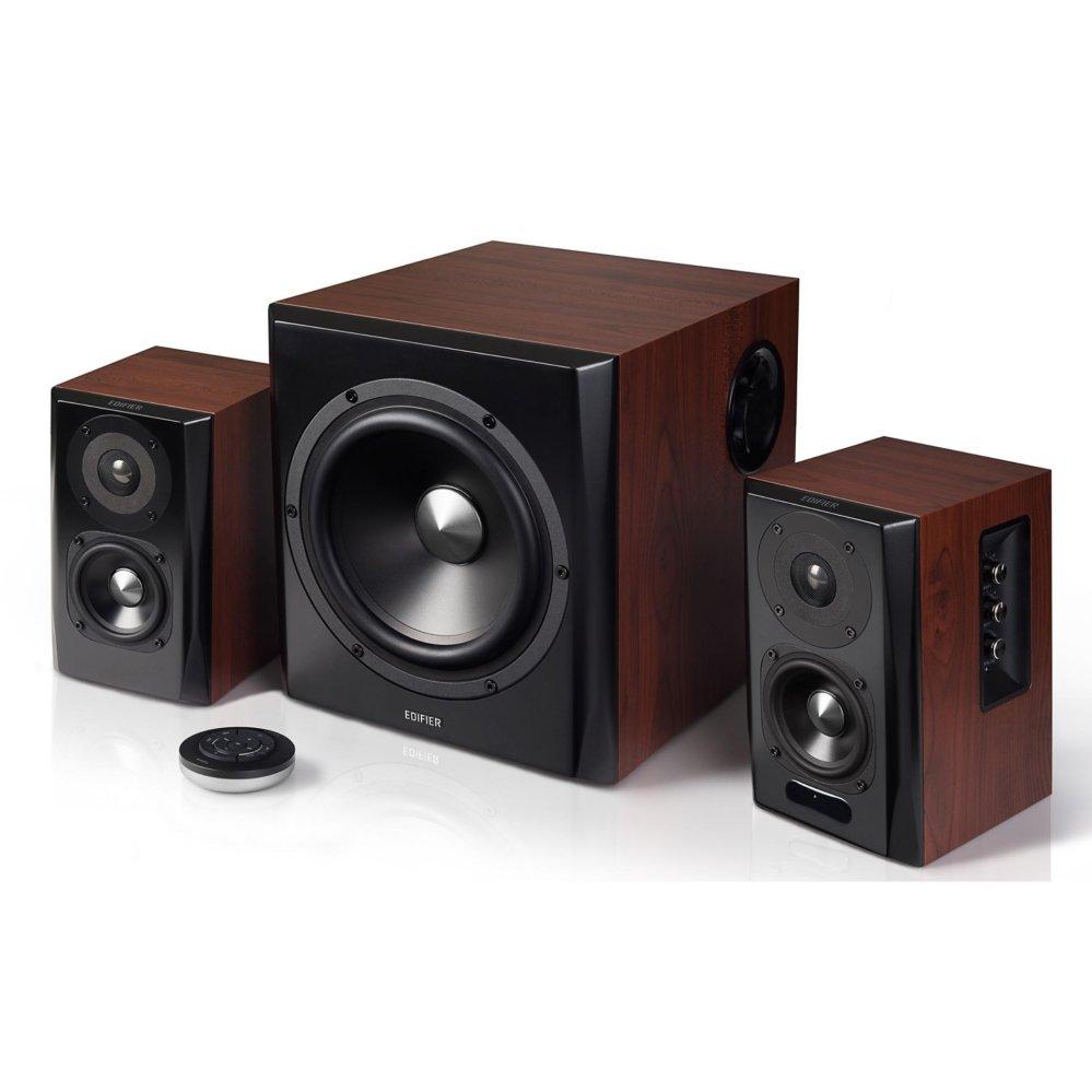 Edifier S350DB 2.1 Active Bookshelf Speakers with Bluetooth & Subwoofe ...
