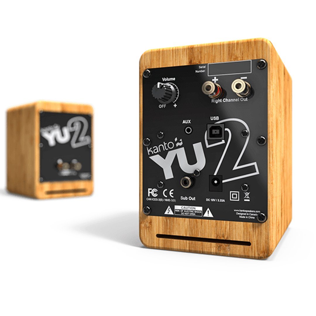 Kanto Audio YU2 3" Active Bookshelf Speakers – K&B Audio