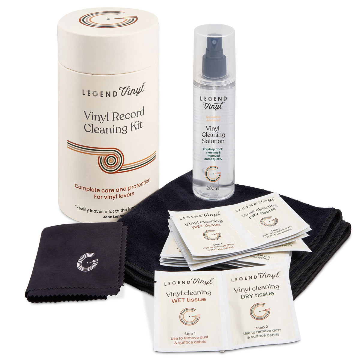 Legend Vinyl Record Cleaning Kit – K&B Audio